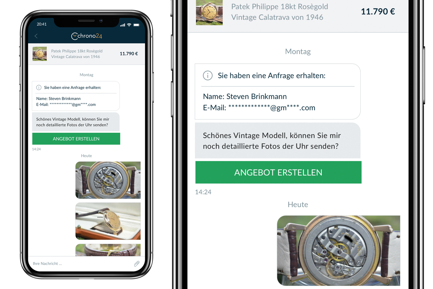 Chrono24 führt Dealer-App und Watch Scanner ein