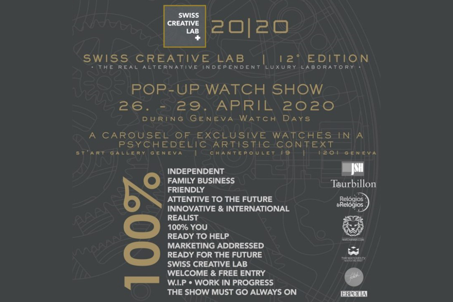 „Pop Up Watch Show“ findet parallel zu den „Geneva Watch Days” in Genf ...