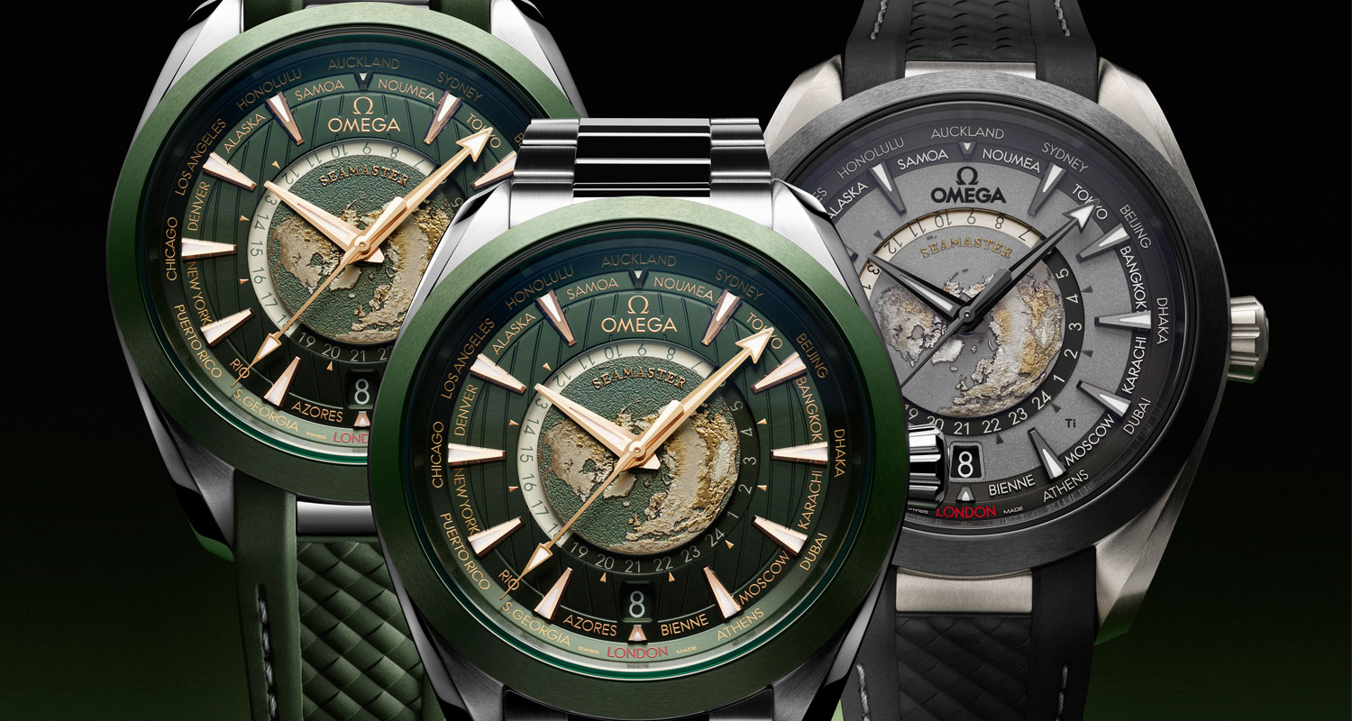 Neues Worldtimer-Trio von Omega