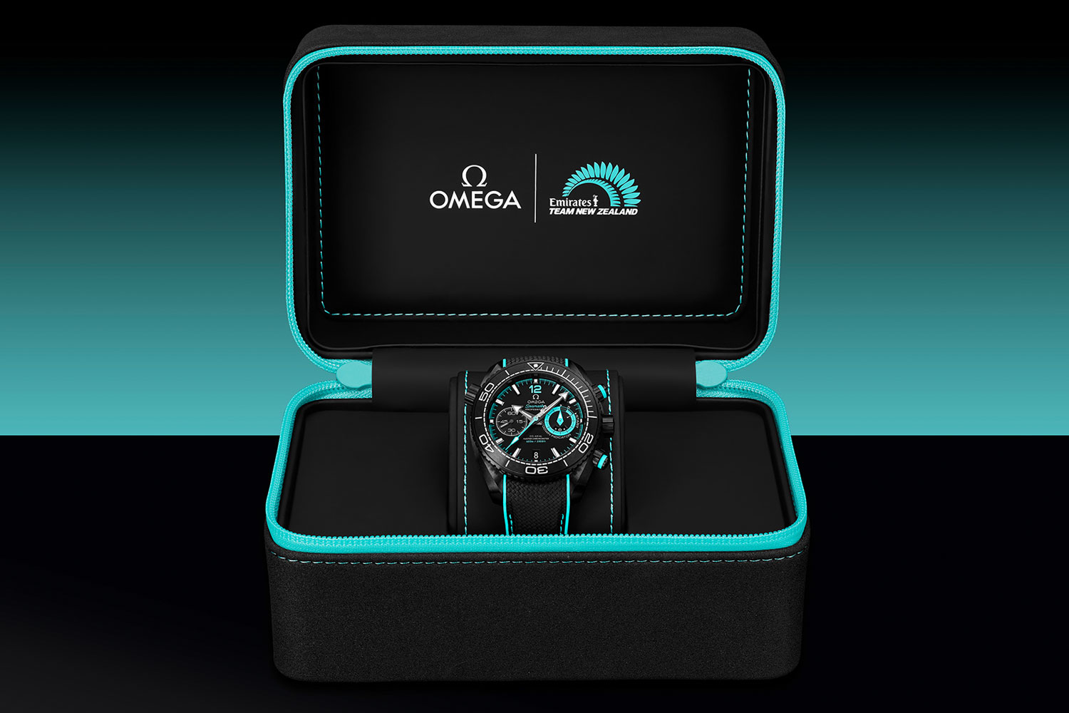 Die neue „Seamaster“ von Omega ist eine Hommage an das Emirates Team ...