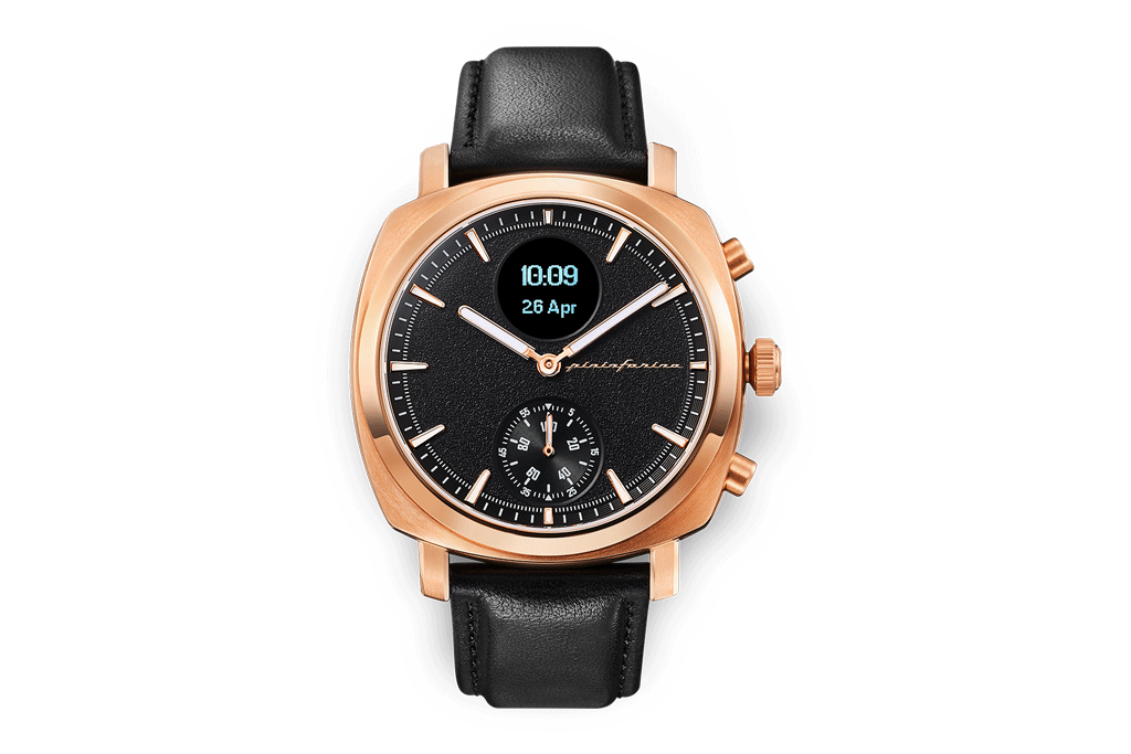 Pininfarina und Globics Technology stellen gemeinsame Hybrid-Smartwatch vor