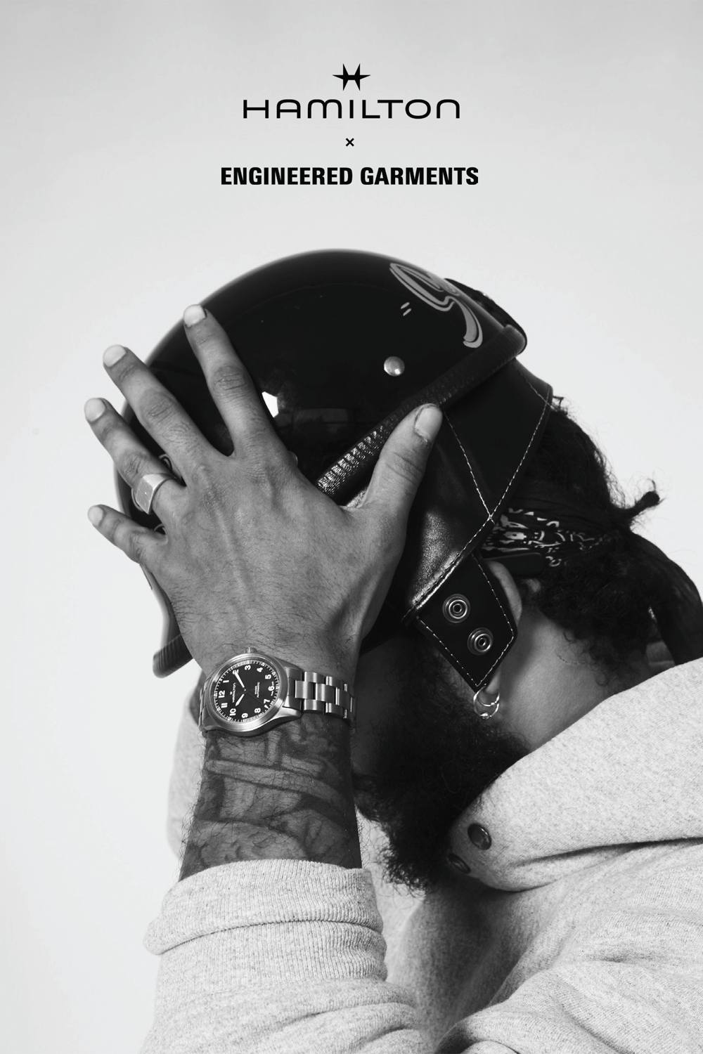 Hamilton und Engineered Garments präsentieren Kooperationsmodell